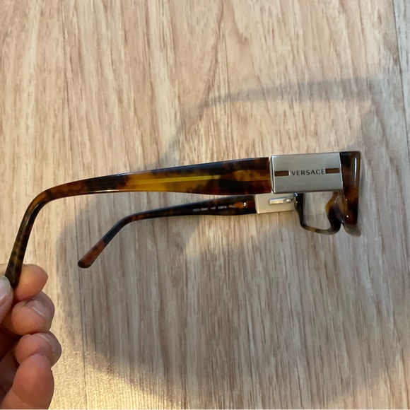 Other | Versace 395 143 Eyeglasses Brown Tortoise Rectangle Frames 5316 ...